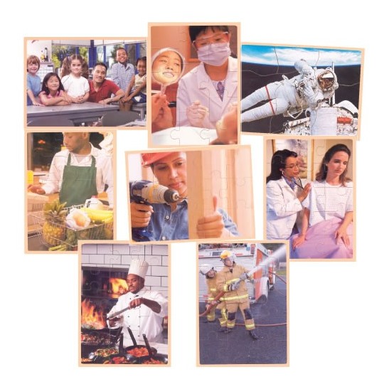 Buy Community Helpers Career Puzzles Set of 12 | Child Ed